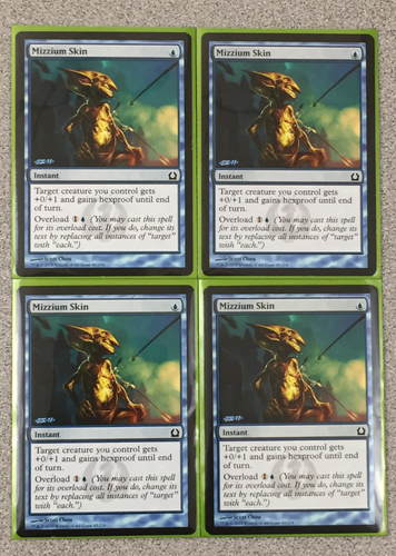 MTG - MAGIC THE GATHERING - MIZZIUM SKIN 4X - RETURN TO RAVNICA ...