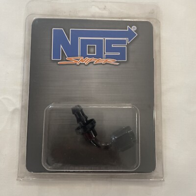 NOS Sniper 12401043 -4 90 Deg Push On Black | eBay