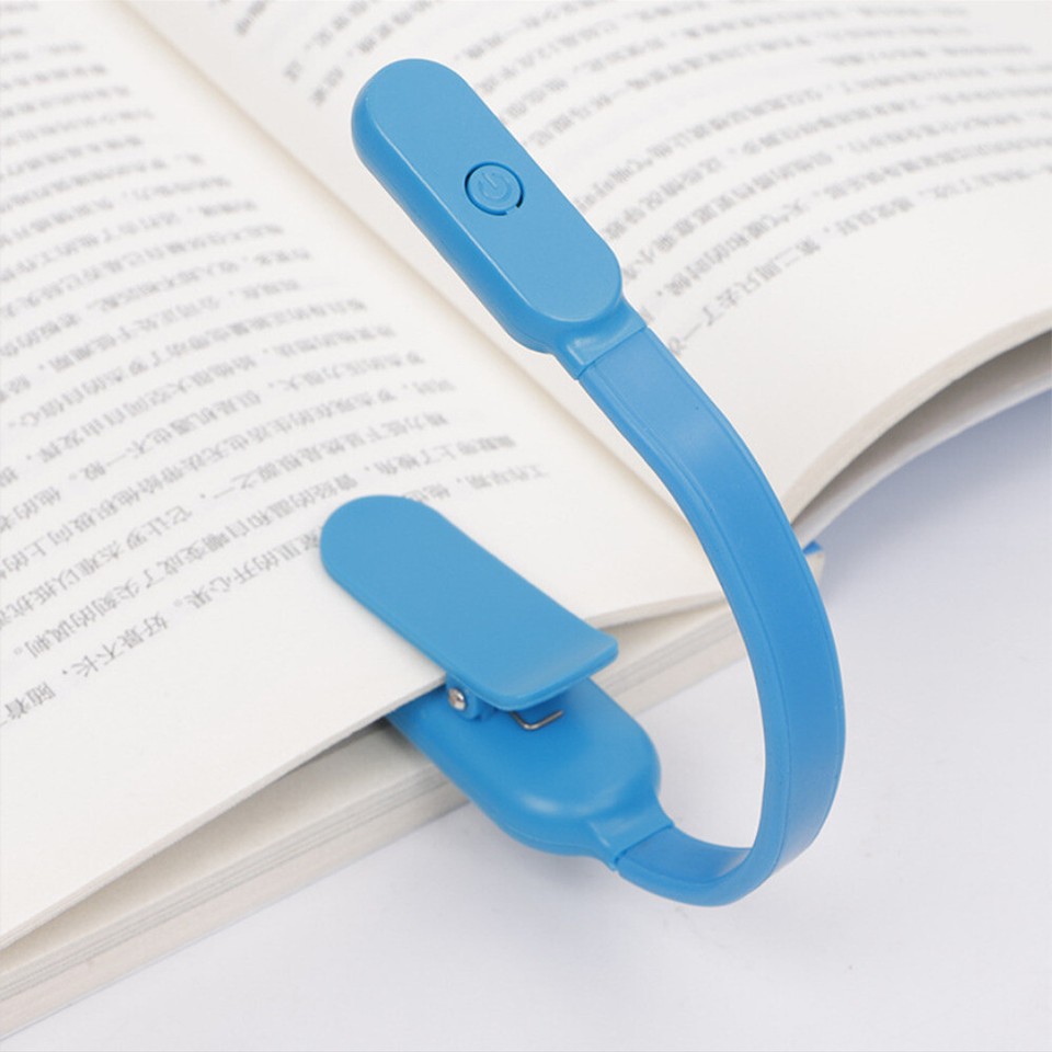 Mini Portable Clip-On Reading Lamp Book Light LED Night Light 3 Modes ...