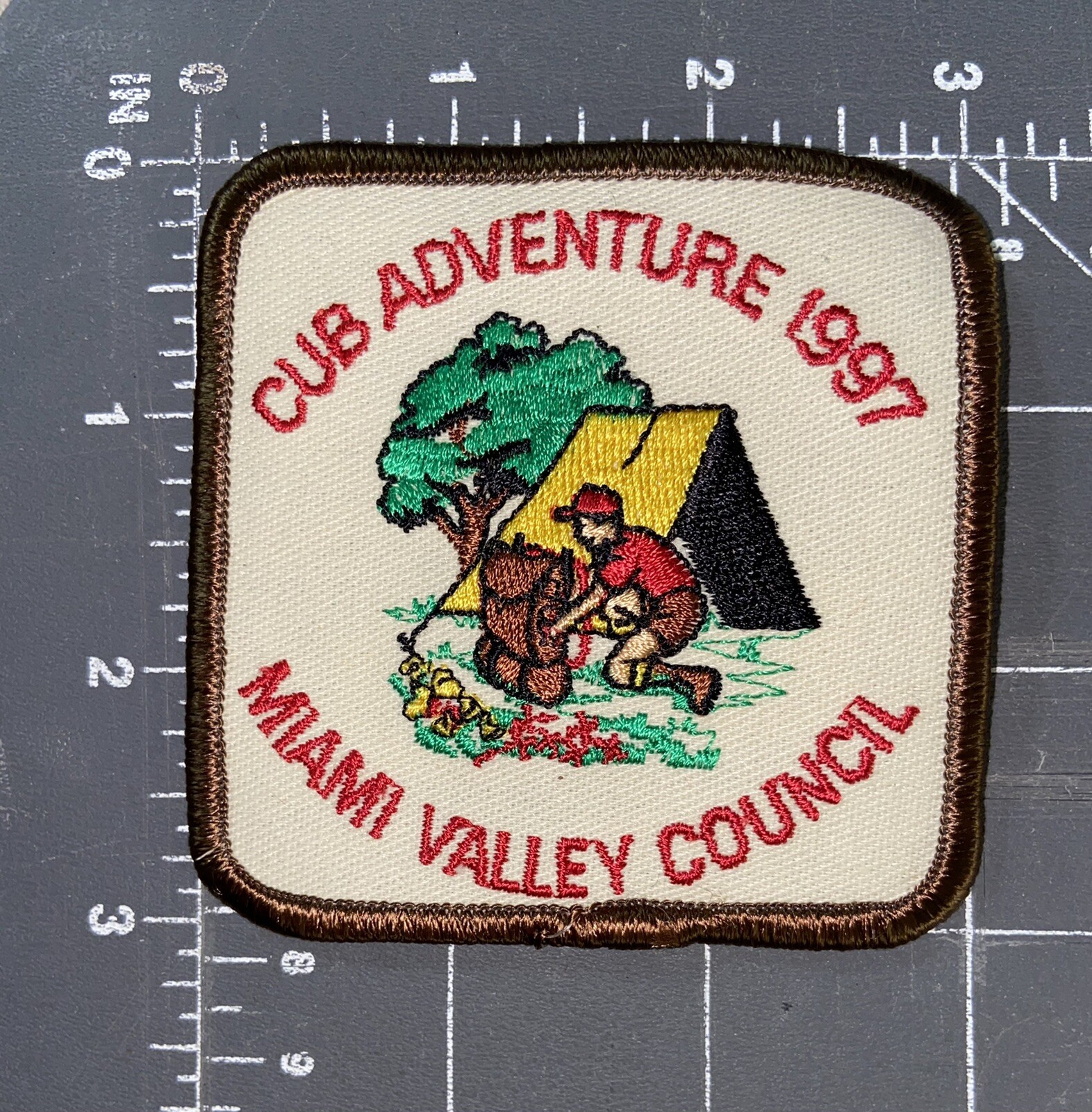 Cub Adventure Weekend Camp 1997 Patch BSA Boy Scouts Miami Valley ...
