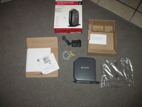 Mint Belkin Share Max N300 Wireless N Router Whole-Home-Coverage...MINT ...