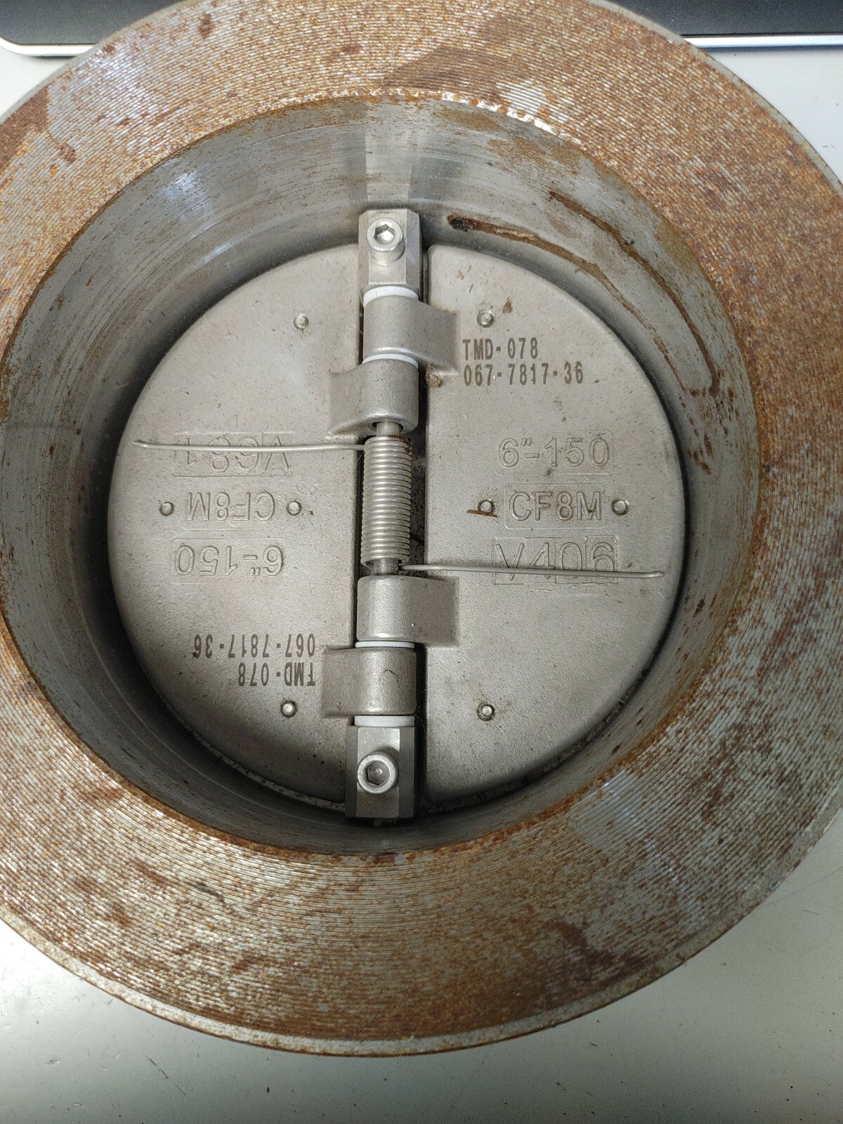 Technocheck Valve 5051 Size 6" T0317005648 Valve Code 6.0 DPW WC 36 V ...