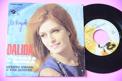 Dalida 7" The Dance of Zorba Original Italy | eBay