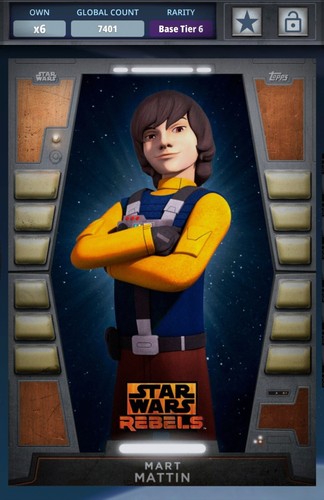 Star Wars Card Trader DIGITAL Bronze 2020 Variant Tier 6 MART MATTIN ...