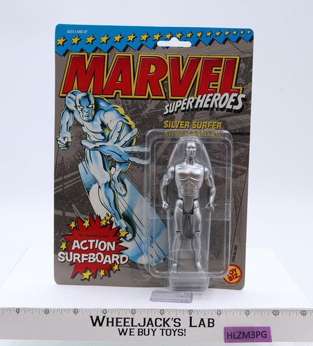The Silver Surfer W/Surfboard Marvel Super Heroes 1990 Toybiz Action ...