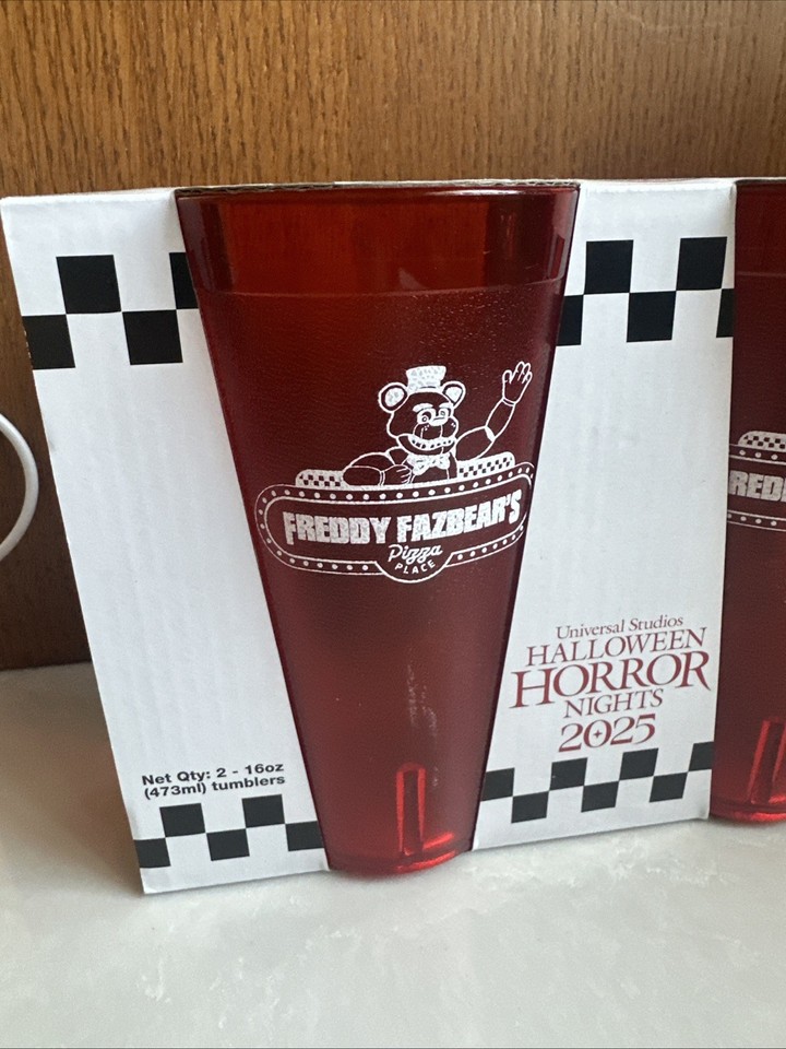 NEW Halloween Horror Nights HHN 2025 FNAF FIVE NIGHTS AT FREDDY'S RED ...