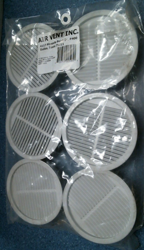 Air Vent INC. 4" Mini Louver, White, 6 pk. (00595) FS | eBay