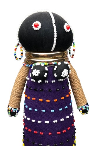 18" Vintage Ndebele Handmade South African Colorful Beaded Ceremonial ...