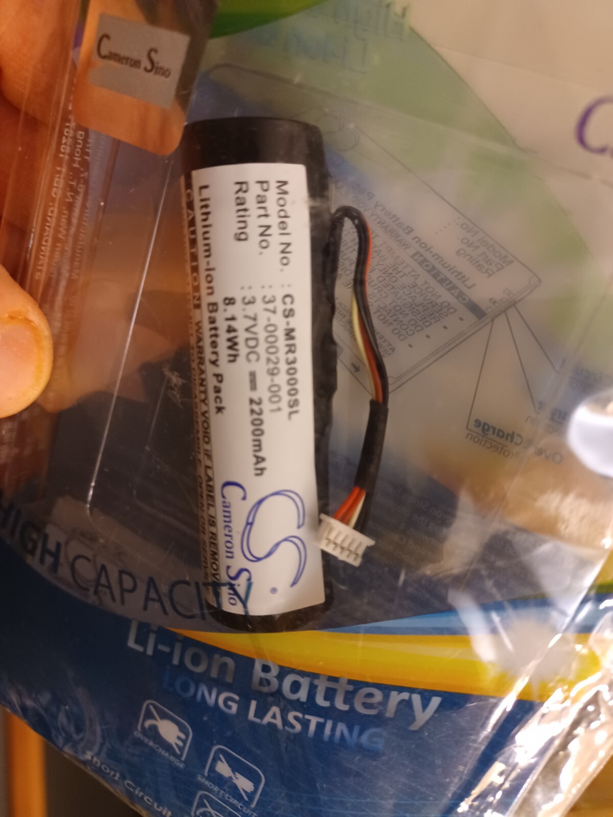 High Capacity Lithium Ion battery 3.7v DC Battery Pack | eBay