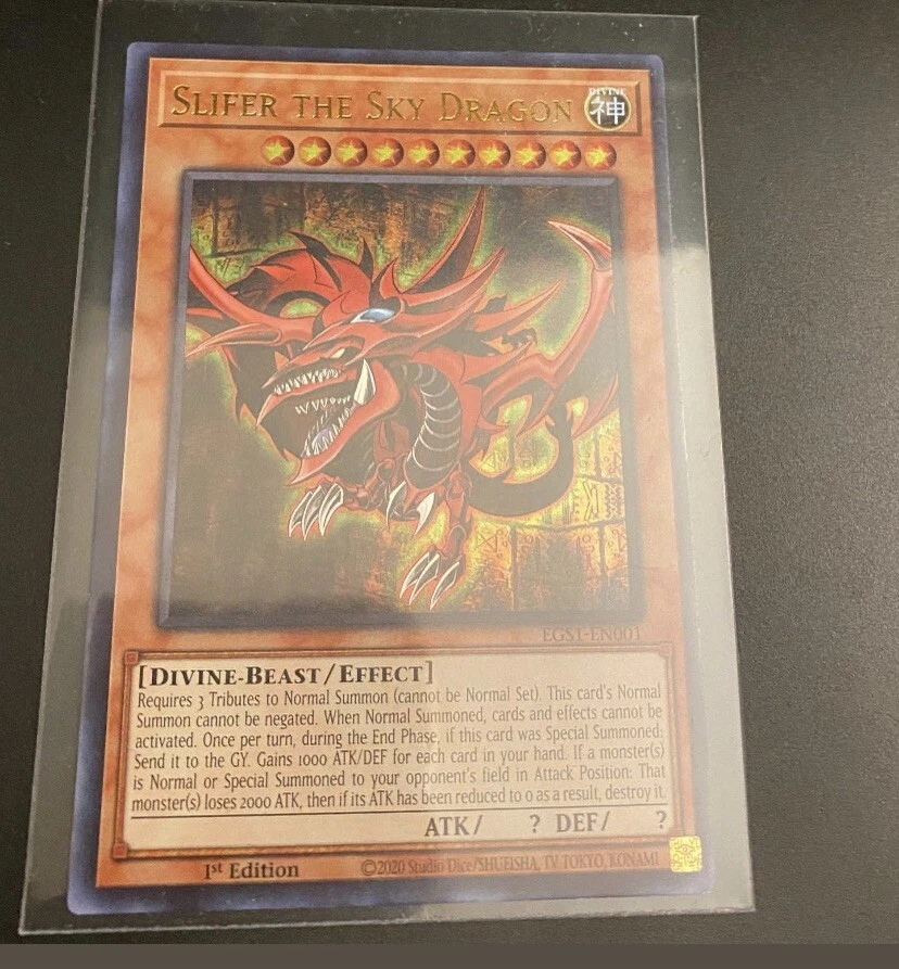 Yugioh God Cards Slifer The Sky Dragon