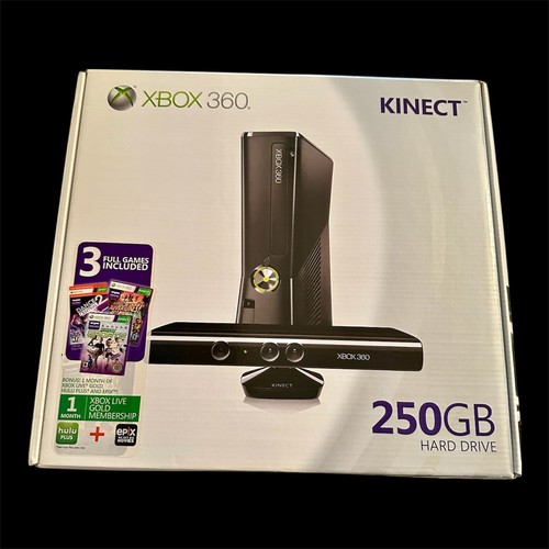 Brand New Xbox 360 Kinect 250GB Bundle~FACTORY SEALED- RARE | eBay