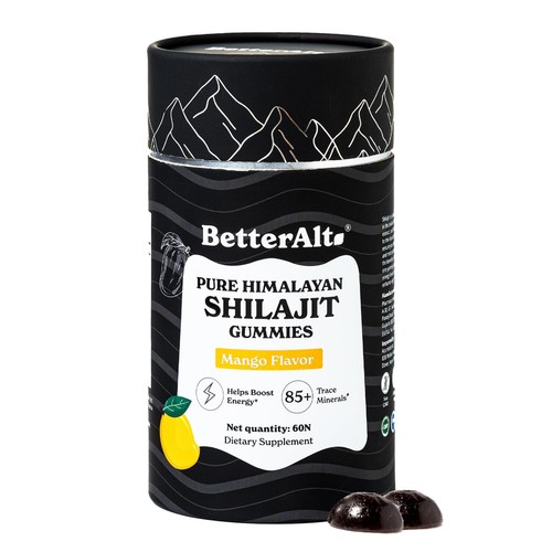 Better Alt Pure Himalayan Shilajit Gummies with Shilajit |High Potency ...