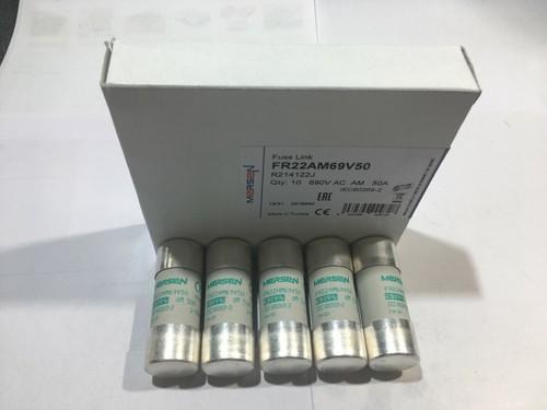 Fuse FR22AM69V50 Ferraz Shawmut 50A R214122 Mersen JPSF521 Qty of 1/5 ...