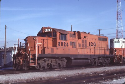 ICG Illinois Central Gulf EMD GP11 Original Kodachrome Kodak slide | eBay