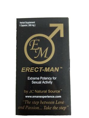 Erect-Man Extreme Potency Male Enhancement Pill! Last up to 3 Days! -10 ...
