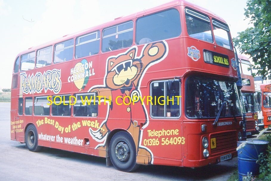 35mm original bus slide Roselyn FKM 876V (Ex Maidstone & District ...