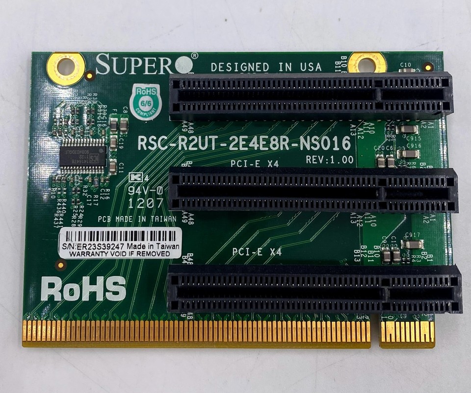 Supermicro RSC-R2UT-2E4E8R-NS016, Riser Card | eBay
