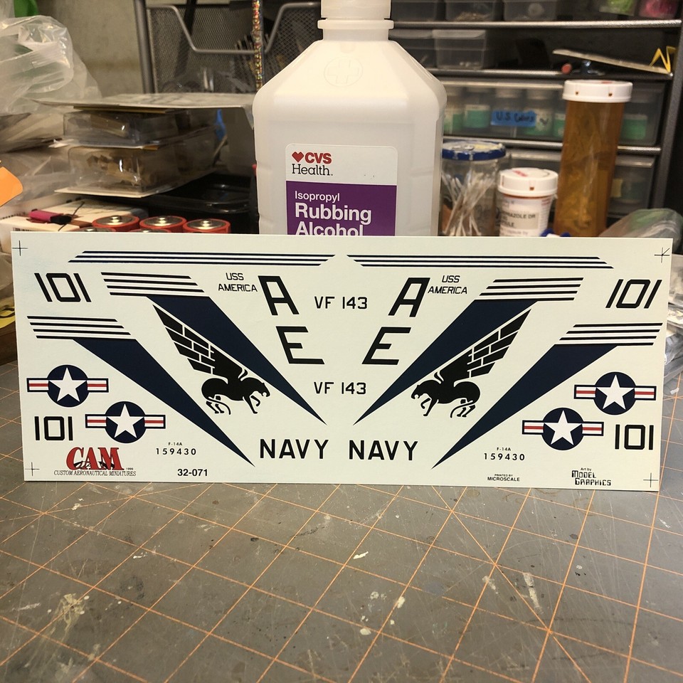 1/32 CAM Decals 32071 F-14A Tomcat VF-143 | eBay