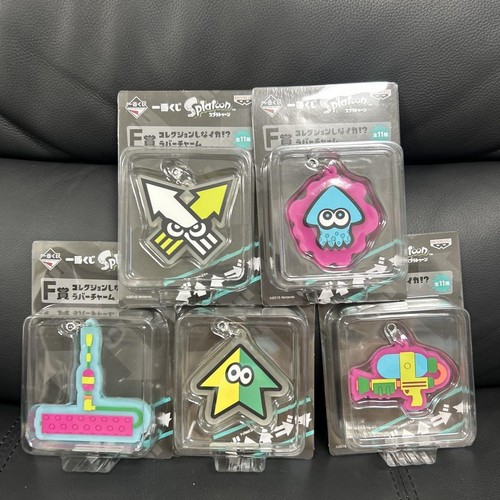 Splatoon Ichiban Kuji Rubber Charm 5pc Set Unopened Collectible | eBay