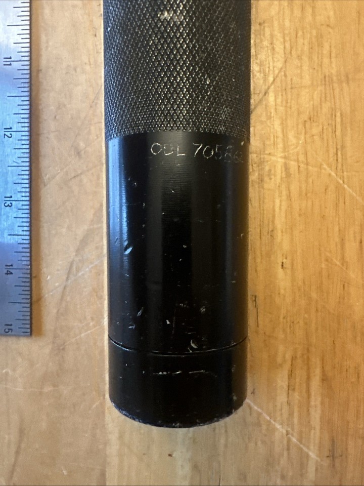 Vtg 1968-1969 KEL-LITE 5 D Cell Flashlight USA First Generation Police ...