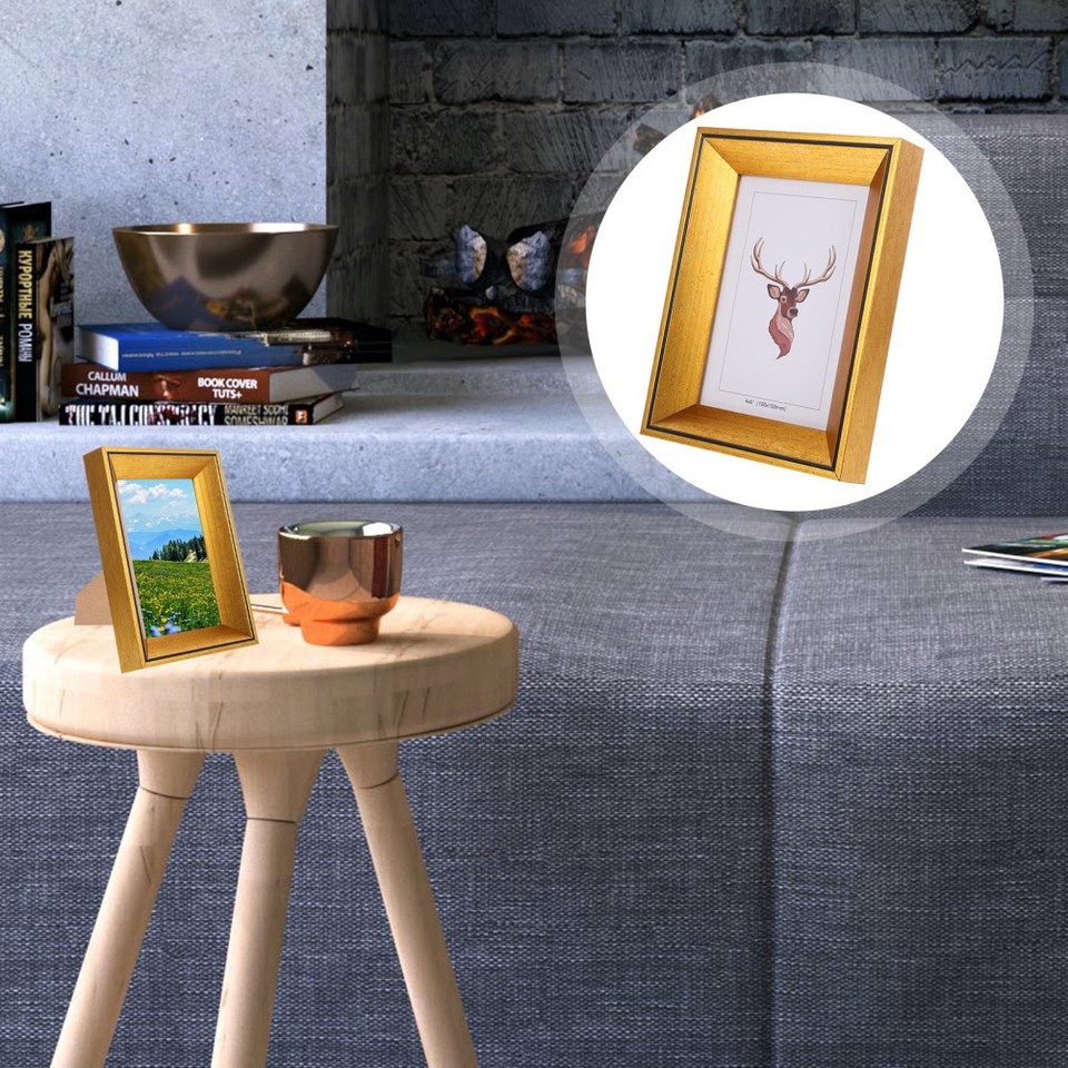 Desktop Wood Picture Frame Photo Frame Wall Picture Display Frame for ...