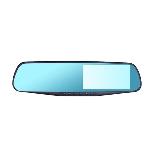 Car Camera Rearview Mirror 1080P Dash DVR Cam Dual Lens Video Recorder ...