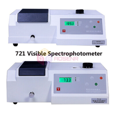 UV Spectrophotometer Tester Precision UV-Vis Photometer 721 Visible ...