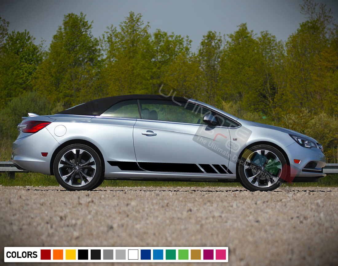 Stripe Body Kit Sticker Decal for Buick Cascada Wing Light Handle 2016 ...