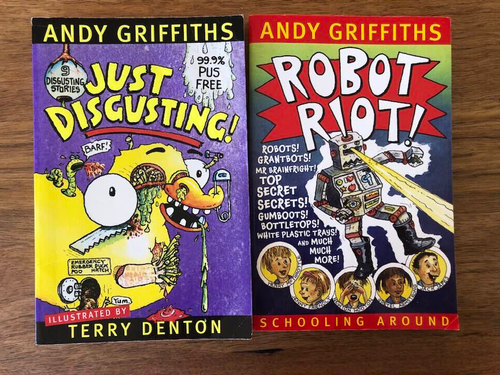Just Disgusting/Robot Riot by Andy Griffiths (Paperbacks, 2002) Pre ...