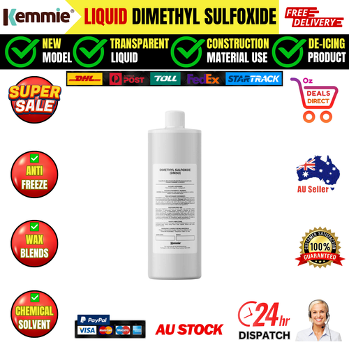 1L DMSO Liquid 99.9% Pure Pharmaceutical Dimethyl Sulfoxide Grade Bulk ...