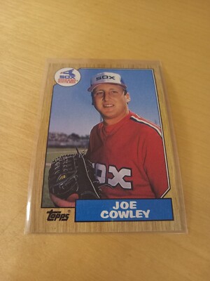1987 Topps #27 JOE COWLEY Chicago White Sox Baseball Card, Pitcher ...