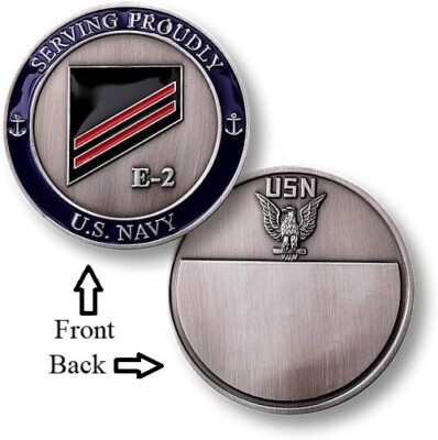 E2 = Fireman Apprentice ~ Snipe ~ Engineer ~ U.S. Navy Challenge Coins ...