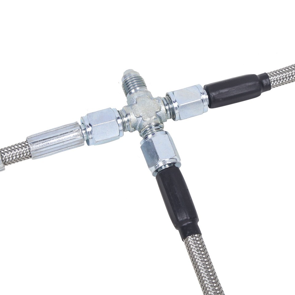 For LS 4-Corner Coolant Steam Port Crossover Hose Kit 4.8 5.3 5.7 6.0 6 ...