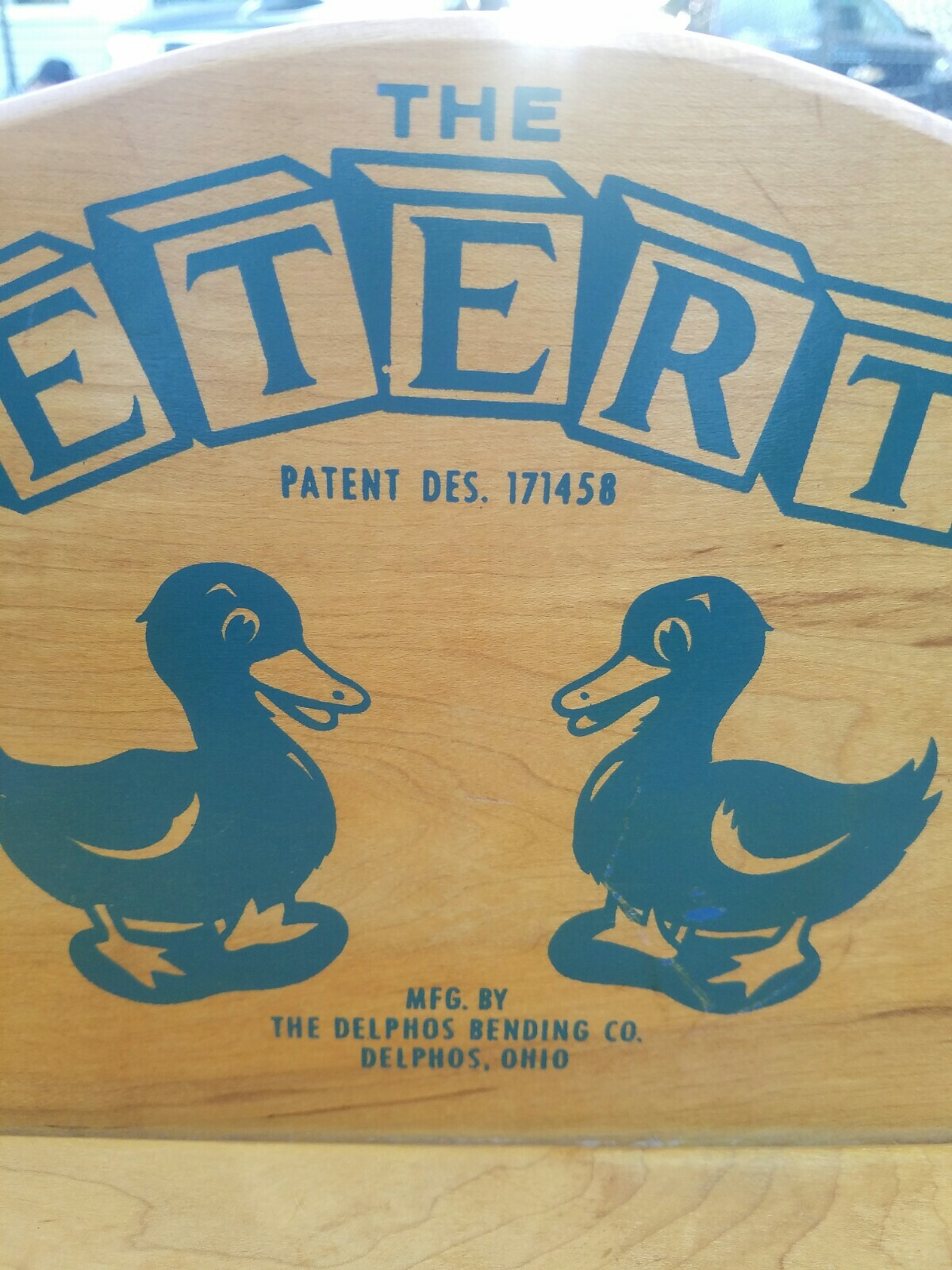 Teetertot wooden rocking toy, vintage nursery, vintage rocker, spring ...