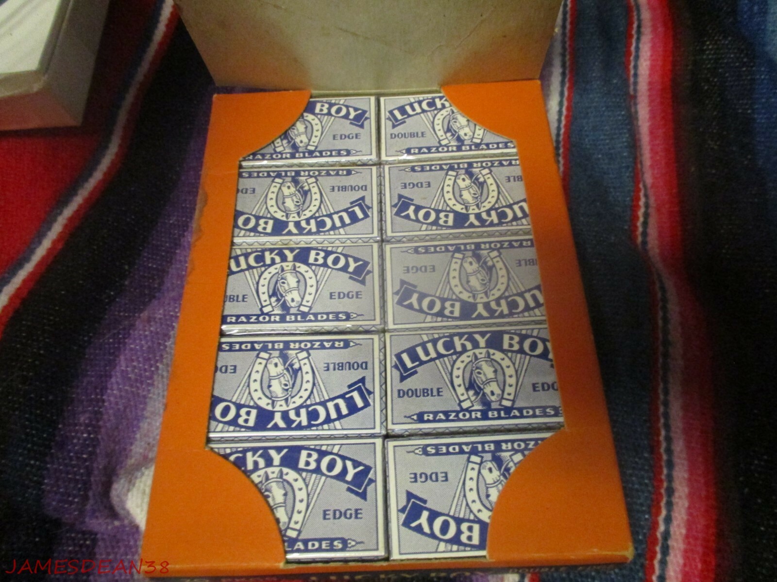 20 Packs Vintage Lucky Boy Razor Blades in Display Box | eBay