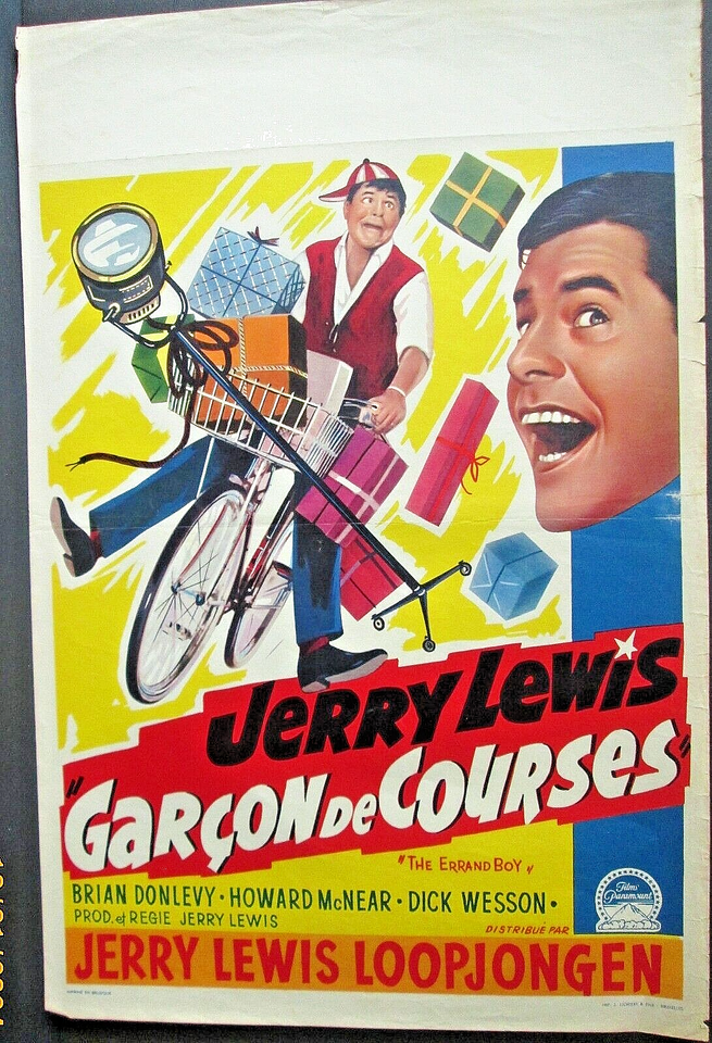 JERRY LEWIS : ( RARE JERRY LEWIS FRENCH MOVIE POSTER LOT) CLASSIC ...