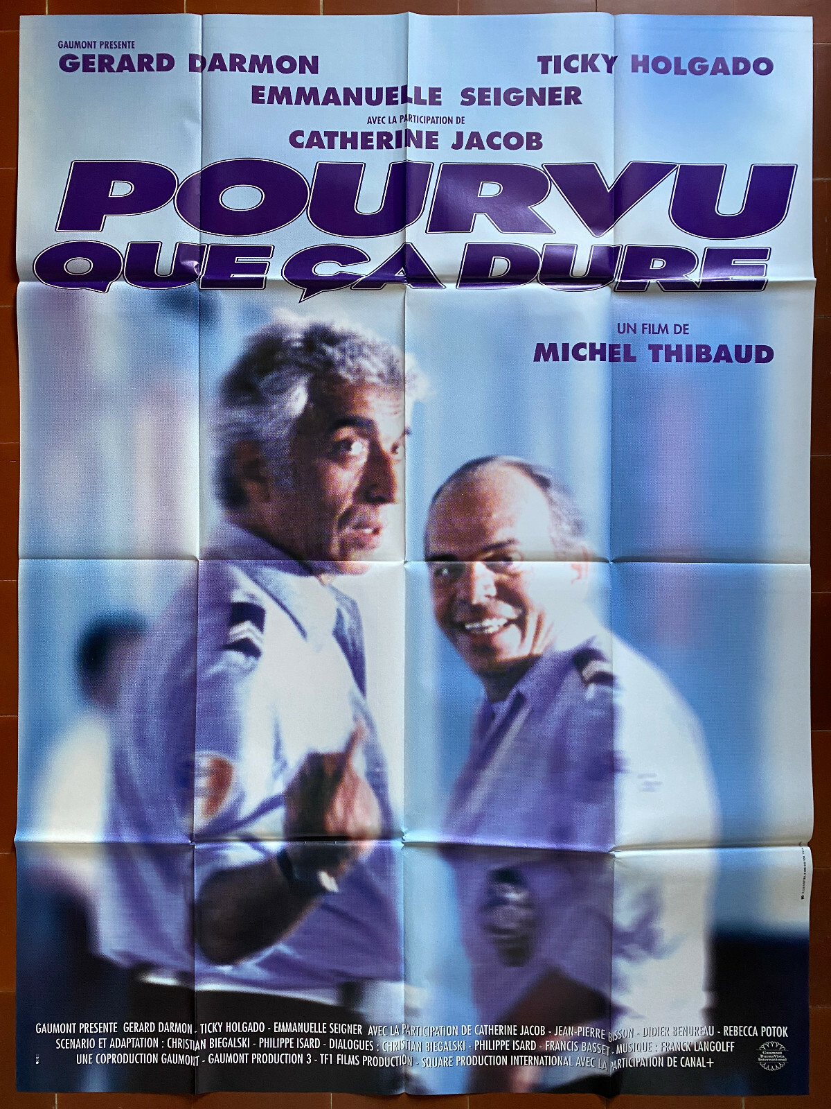 Poster AS LONG AS IT LASTS Michel THIBAUD Gerard DARMON T.HOLGADO 120x160cm | eBay