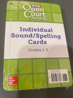 New McGraw Hill SRA Open Court Reading Individual Sound Spelling cards ...