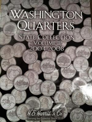H.E. Harris State Washington Quarter 2004 - 2008 Coin Storage Album ...