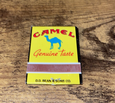 Vintage Matchbook - Camel - Genuine Taste - Yellow - With Matches | eBay