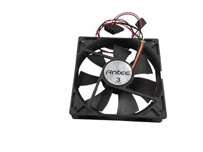 Antec TriCool 120mm Computer PC Case FAN AT-12/SC 4-Pin 3-Speed Switch ...