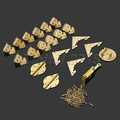 Chinese Brass Hardware Hinges Latch Jewelry Box Handle Corners ...