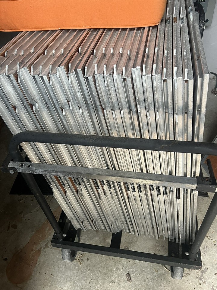 25 Cam-Lock Wooden Portable Dance Floor Panels with Cart | eBay