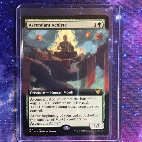 Ascendant Acolyte - 064 - Extended Art (Neon Dynasty) MTG Magic | eBay