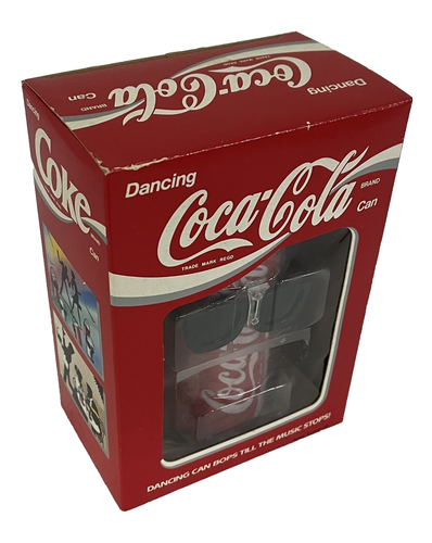 Vintage 1990 Takara Dancing Coca Cola Coke Can with white/silver wave ...