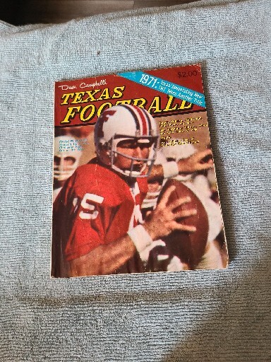 1971 Dave Campbell's Texas Football Magazine Charles Napper Texas Tech ...