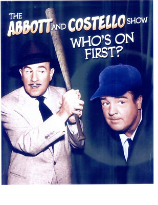 WHO'S ON FIRST? ABBOTT AND COSTELLO 8X10 COMEDY TEAM PHOTO POSTER | eBay