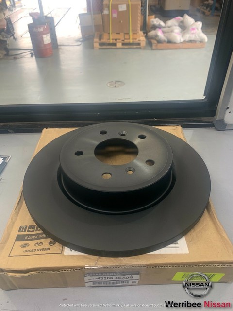 Genuine Nissan QASHQAI J11 Rear Brake Disc Rotors 43206-4ea0b for sale ...