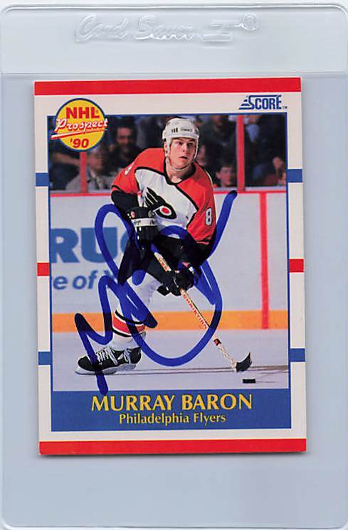 1990/91 Score #399 Murray Baron Flyers Signed Auto *G6458 | eBay