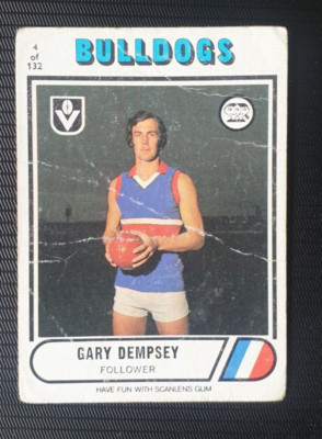 SCANLENS VFL 1976 GARY DEMPSEY FOORSCRAY #4 | eBay Australia
